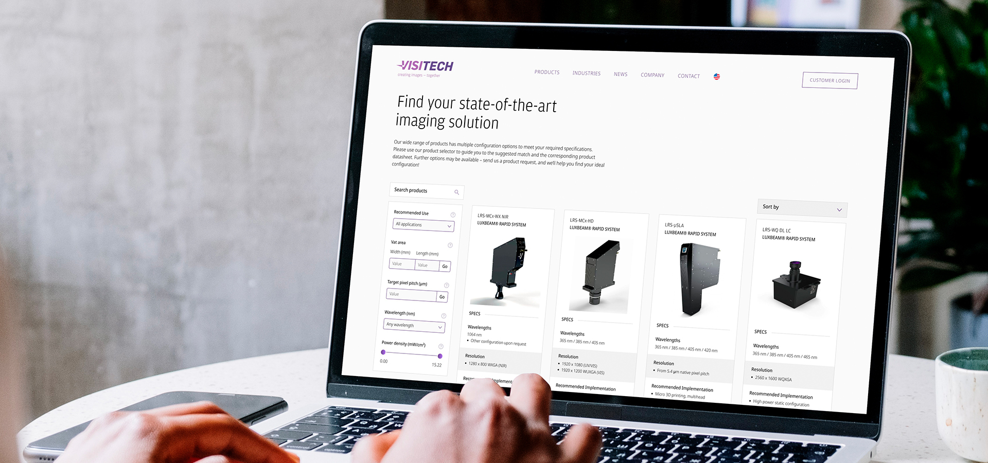 Find your matching AM subsystem with our new Product Selector! - Visitech